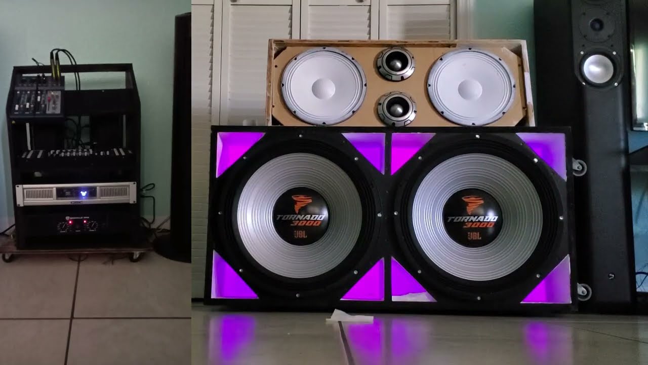 tornado jbl 3000 qsc gx7 DILLOM - OPA - YouTube