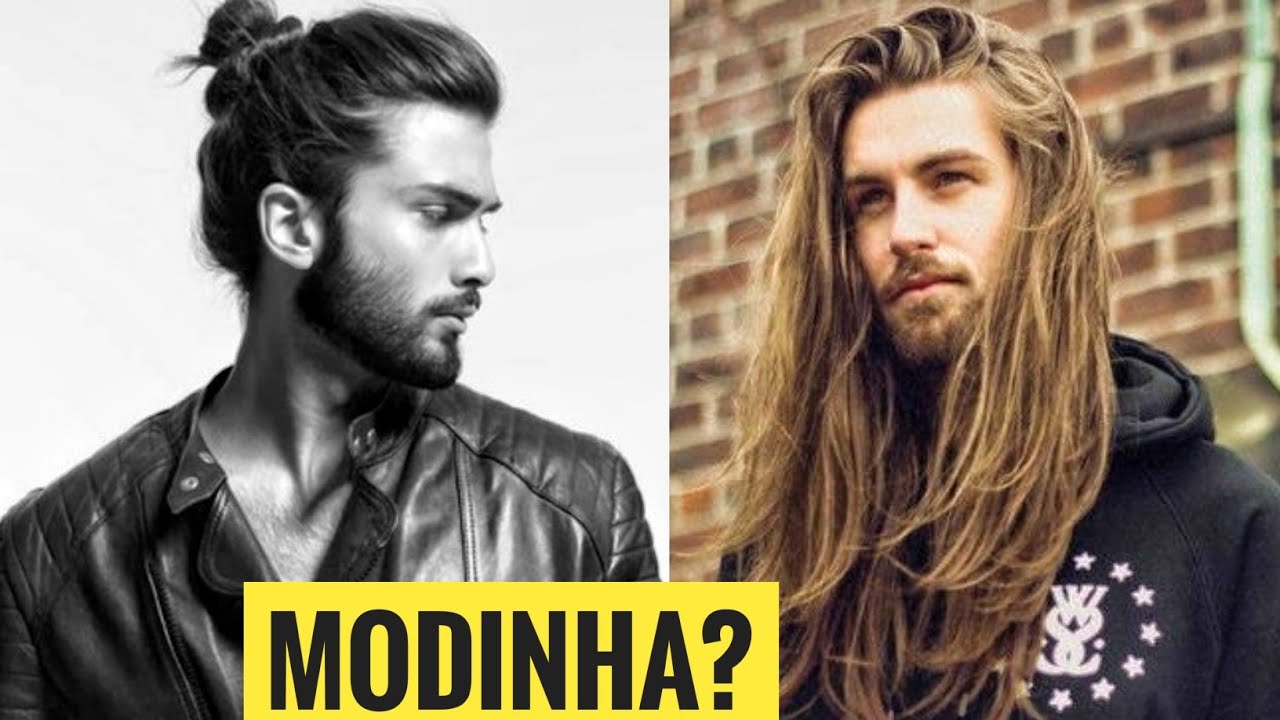 Homem de Cabelo Grande Virou Modinha? Coque Samurai é modinha? - YouTube