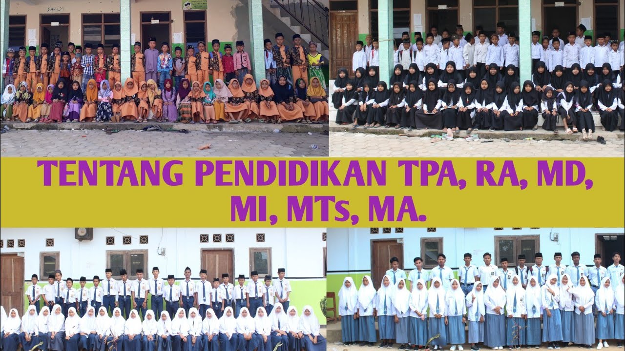 Profil Tentang Pendidikan " RAUDLATUL ISLAM" RA, TPA, MD, MI, MTs, MA ...
