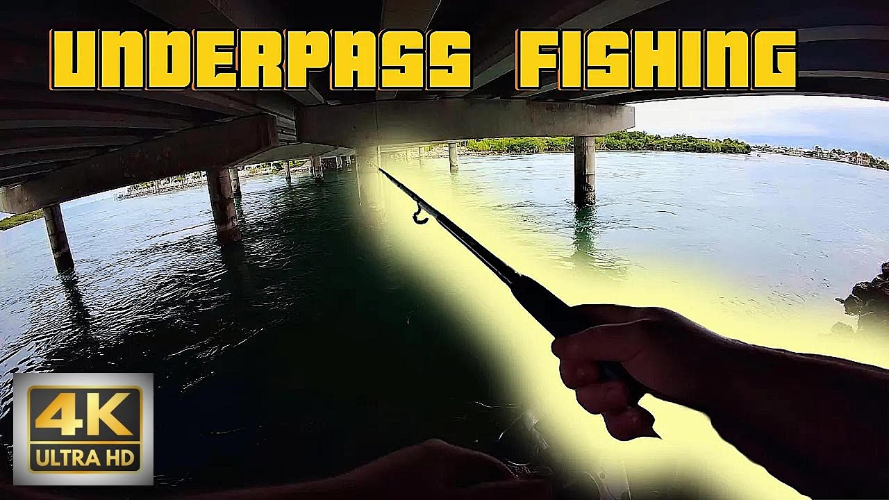 UNDERPASS FISHING AT THE VACA CUT MARATHON FLORIDA | 4K FISHING ...