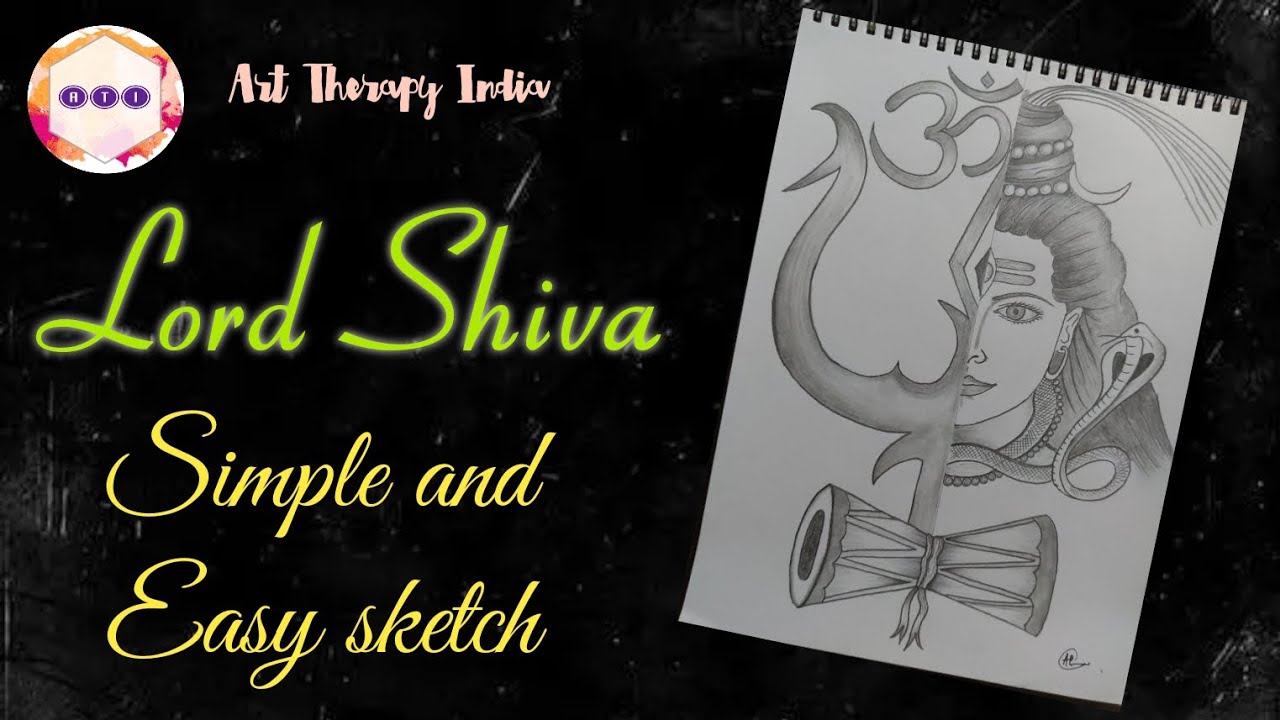 Lord Shiva Sketch || Pencil Shading for beginners || Easy and Simple ...