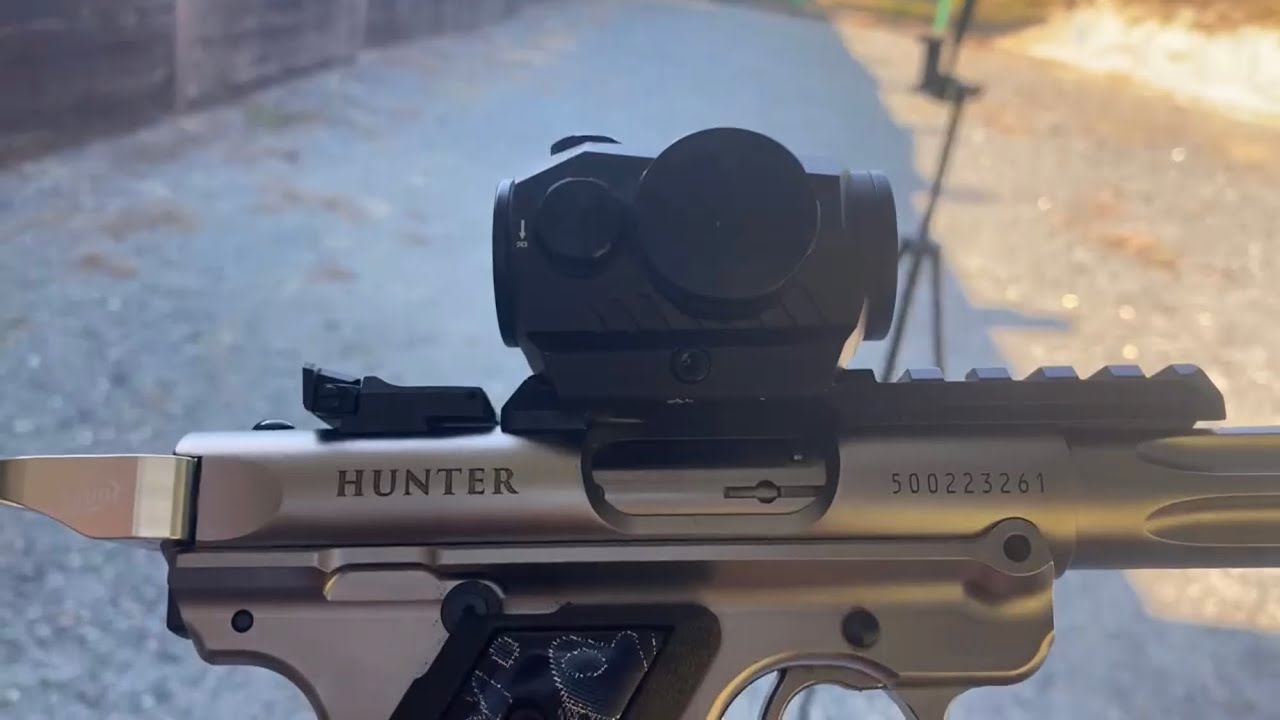 Ruger Mark IV Hunter ; Amazing Accuracy - YouTube