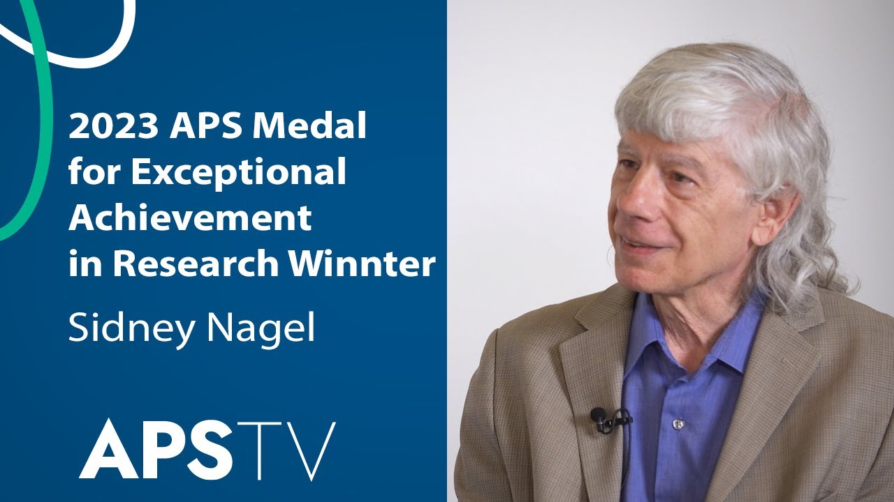 2023 APS Medal for Exceptional Achievement in Research Winner, Sidney ...
