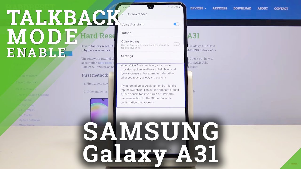How To Activate TalkBack On SAMSUNG Galaxy A31 Activate Voice how-to-activate-talkback-on-samsung-galaxy-a31-activate-voice