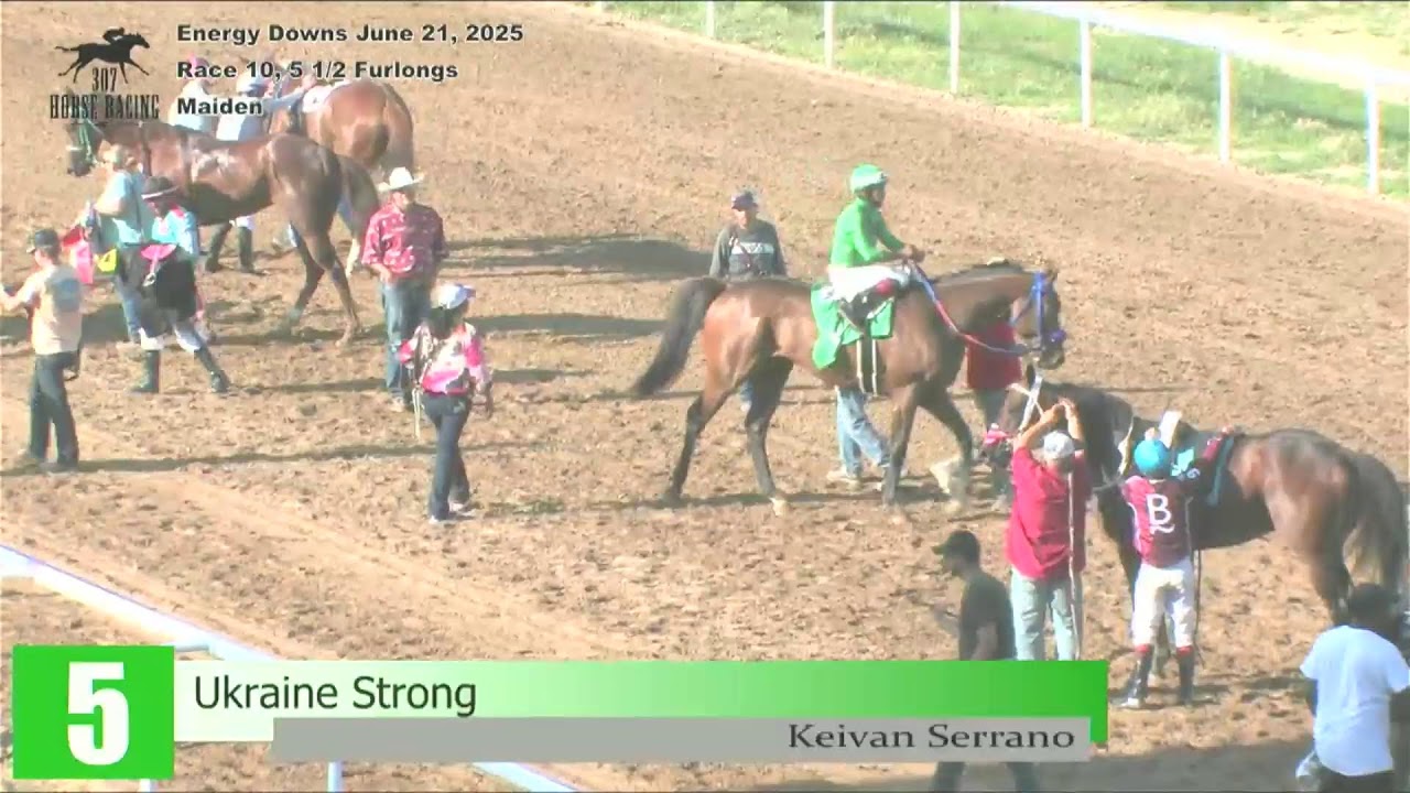 307 Horse Racing, Energy Downs, June 21 2025, Race 10 (5 1/2 Furlongs ...