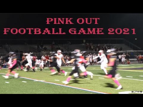 Pink Out Football Game 2021 - YouTube