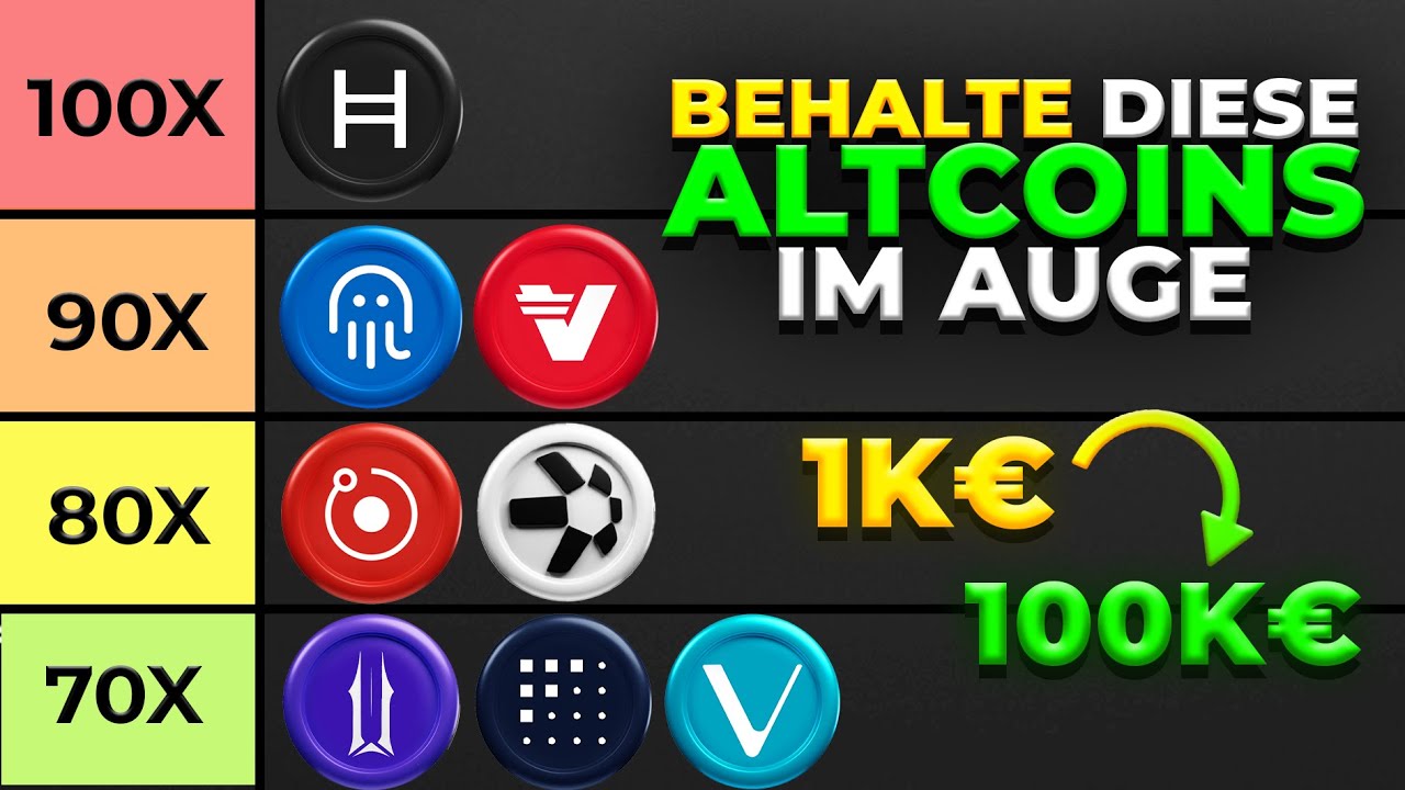 Top 8 Altcoins zum kaufen in 2024! (Preisprognose) Deutsch - YouTube