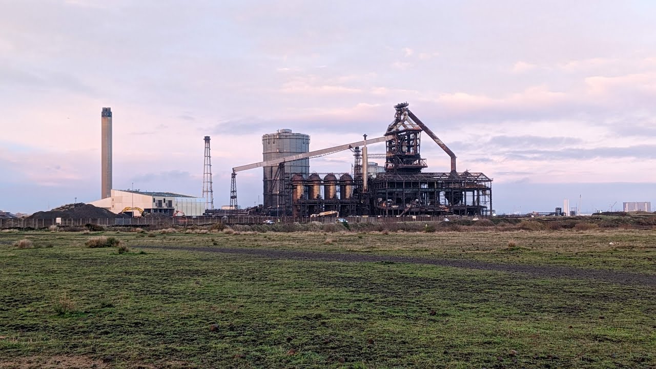 Redcar Blast furnace demolition - YouTube