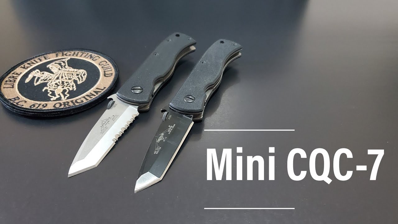 Emerson Knives Collection #64 - Mini CQC-7 (Comparisons with ...