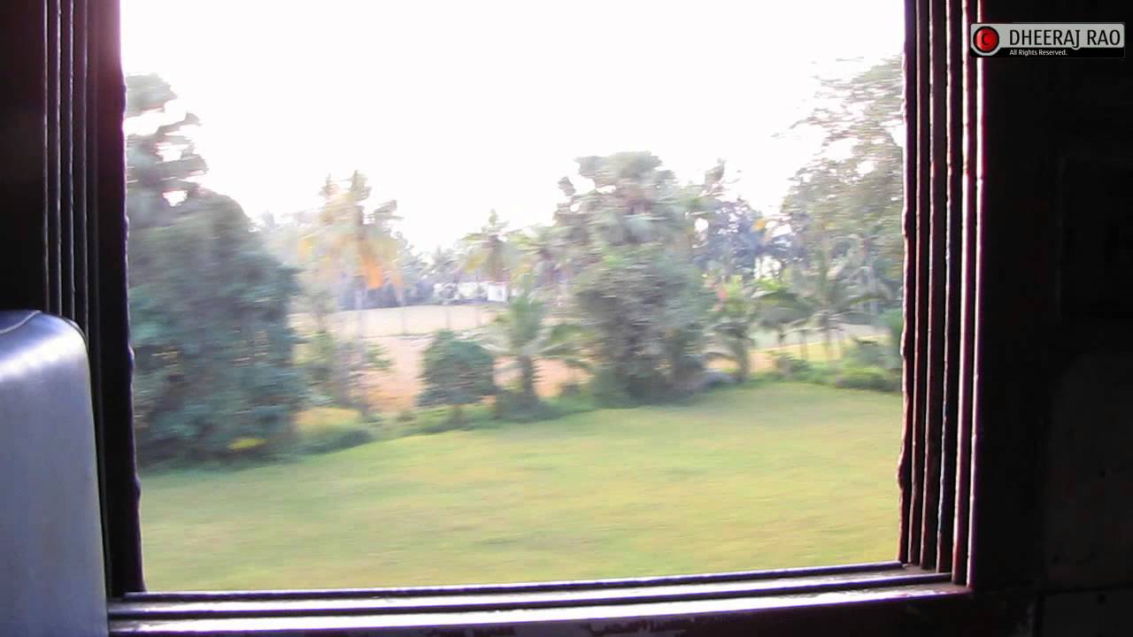 View from Emergency Window @ 100kph: Konkan Railway - YouTube