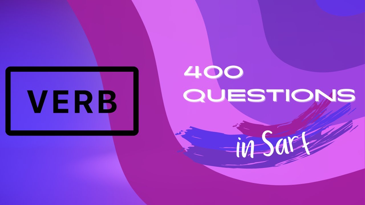 400 Questions in Sarf | Q. 168 to 178 | Male/Female in Nouns - YouTube