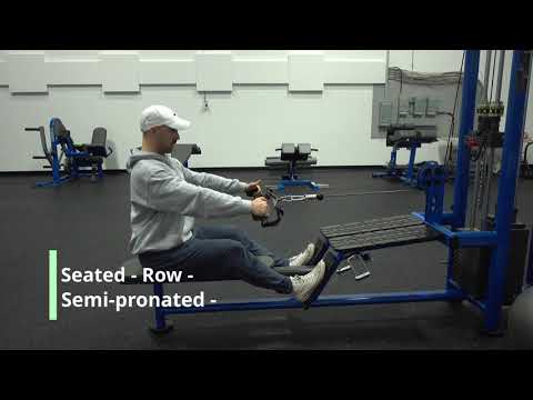 Seated - Row - Semi-pronated - - YouTube