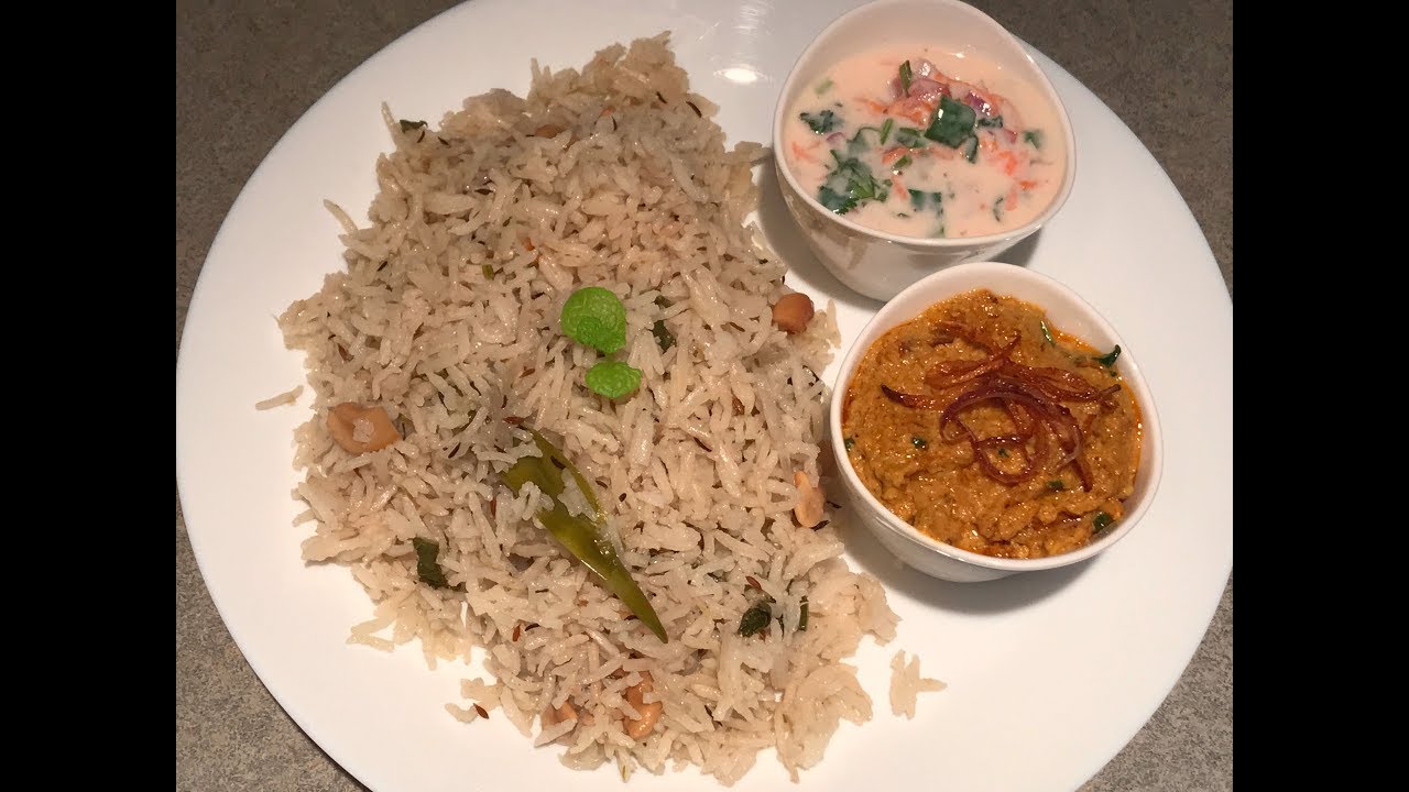 Hyderabadi Bagara Rice/Plain Biryani/Bagara Annam/How to make Bagara ...