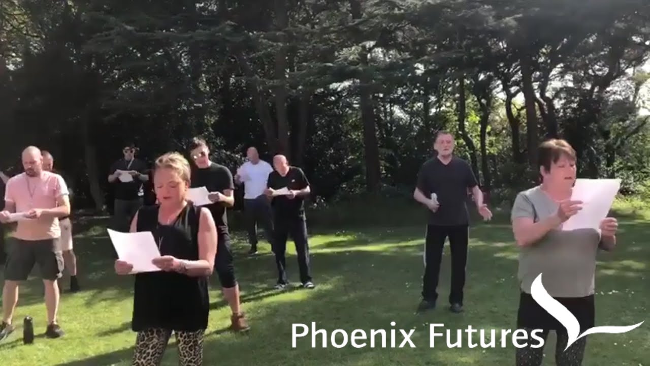 Phoenix Futures residents keeping hope through song - YouTube