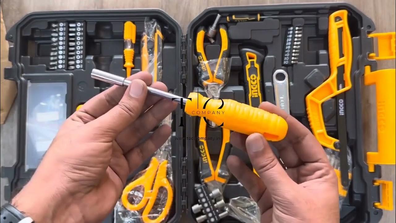 AuzarGhar INGCO 120pcs Hand tools set HKTHP21201 - YouTube