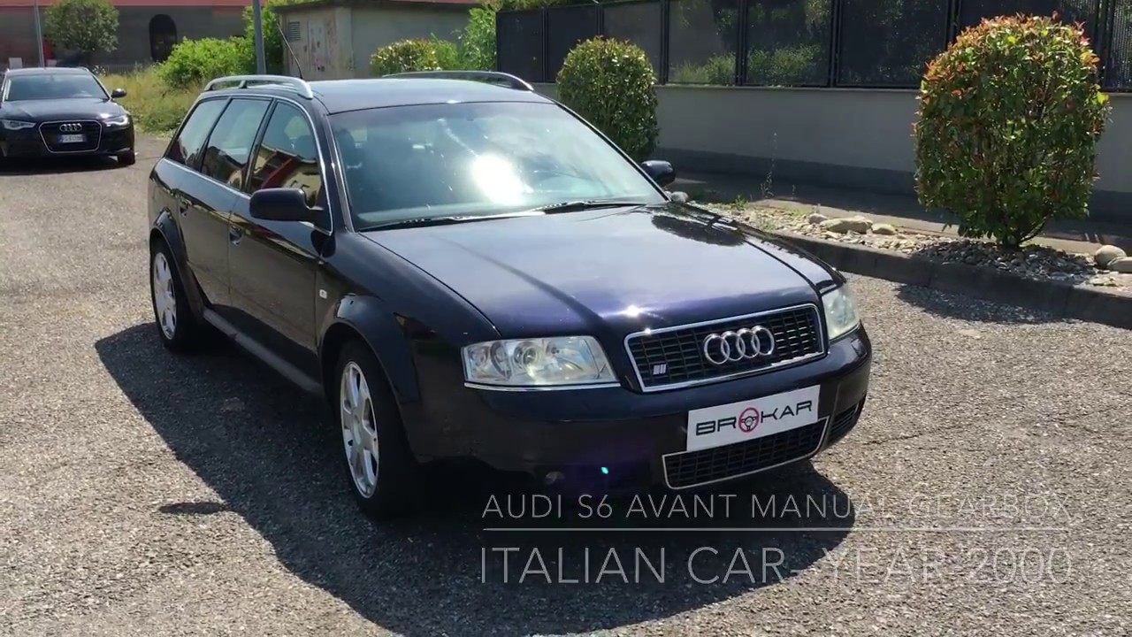 Audi S6 Avant year 2000 Manual Gerabox - Brokar Milano - YouTube