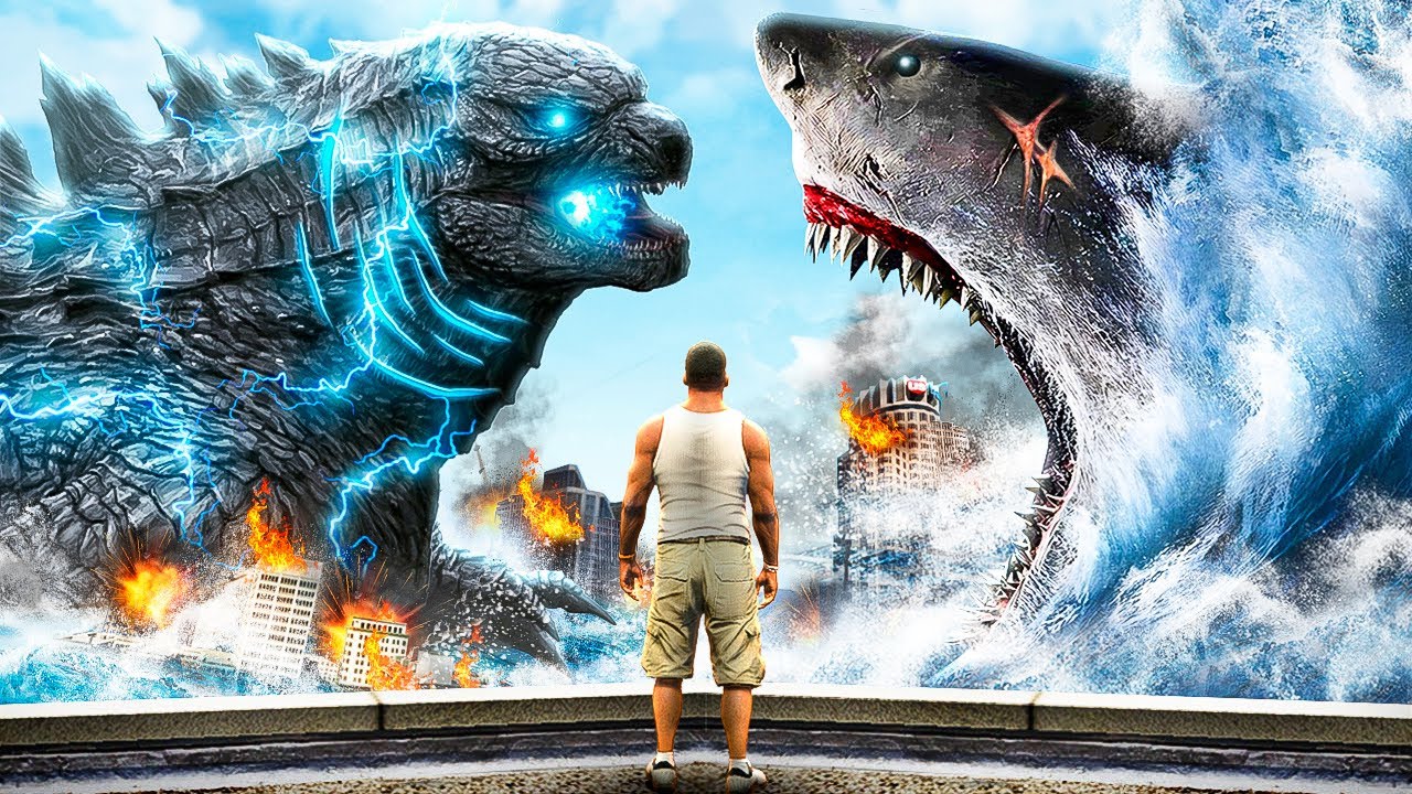 Megalodon Vs Godzilla Rescue TEAM Godzilla & KONG From EVOLUTION OF
