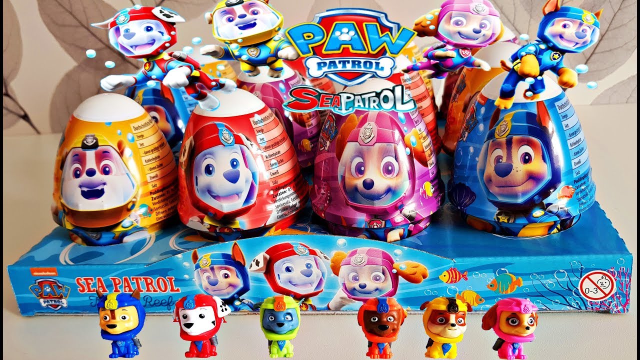 NEW PAW Patrol SEA PATROL Pudding SURPRISE | Kidsworld | FULL SET - YouTube