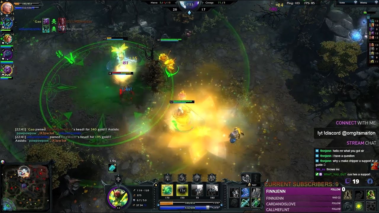 [HoN] OMGitsMARLON Nymphora - Mid Support | No Codex Fun - YouTube