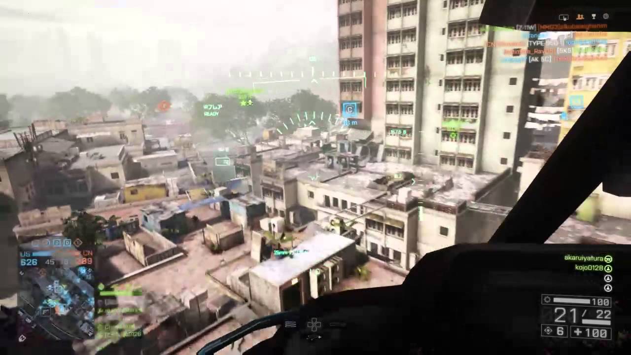 #258 BF4★PS4 非実況 フローデッドコンクエ CBJ-MS - YouTube