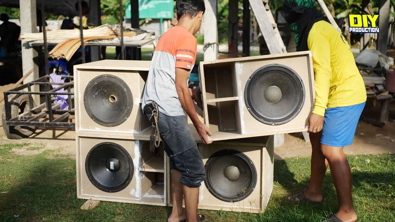 Test Subwoofer box design 15 inch - YouTube