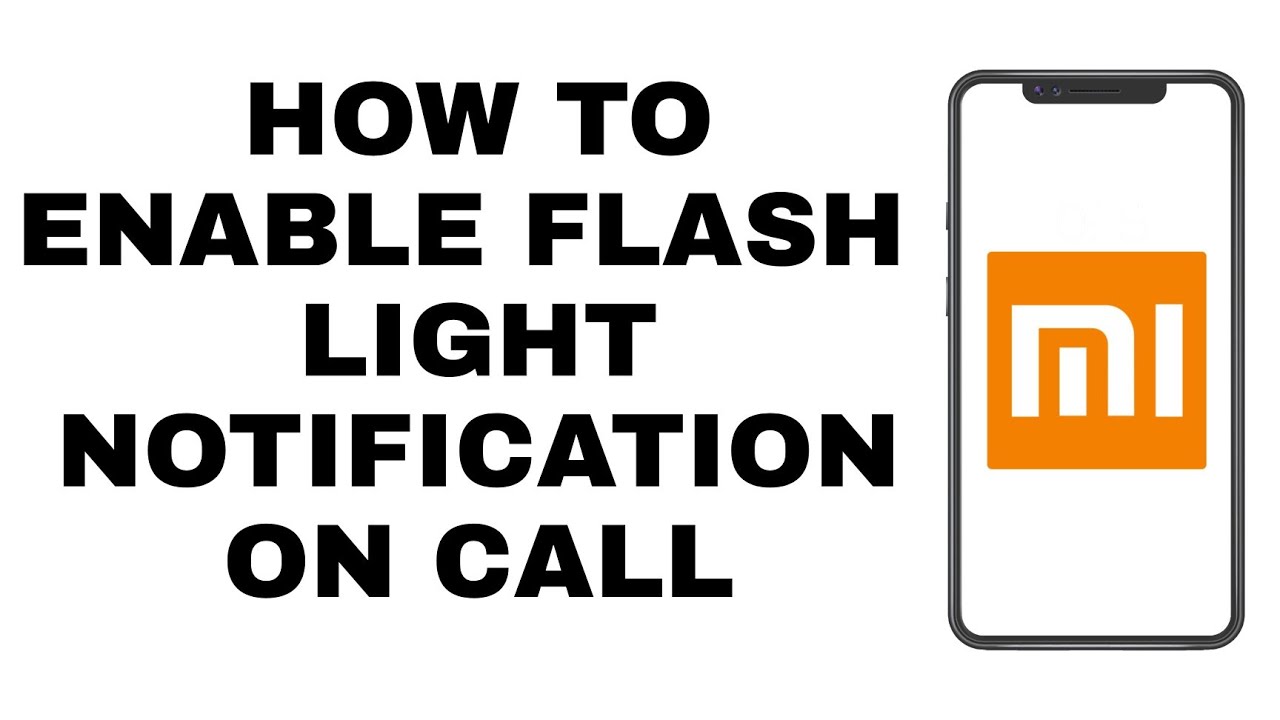 How to Get Flash Light blinking on Receiving Calls in Redmi. - YouTube