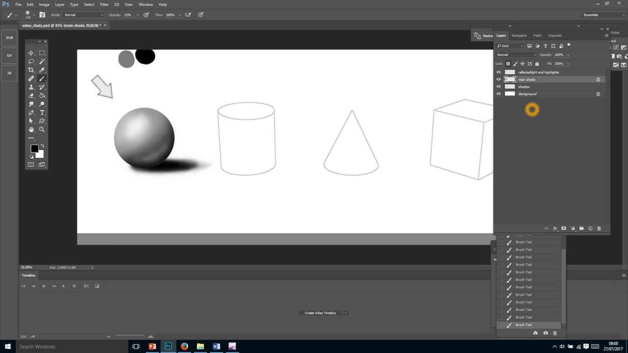 Digital Value Studies - YouTube