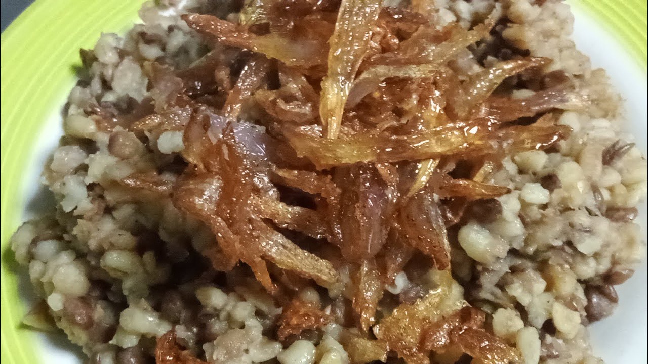 BURGOL WHITE AND BLACK LENTILS @atelornschannel - YouTube