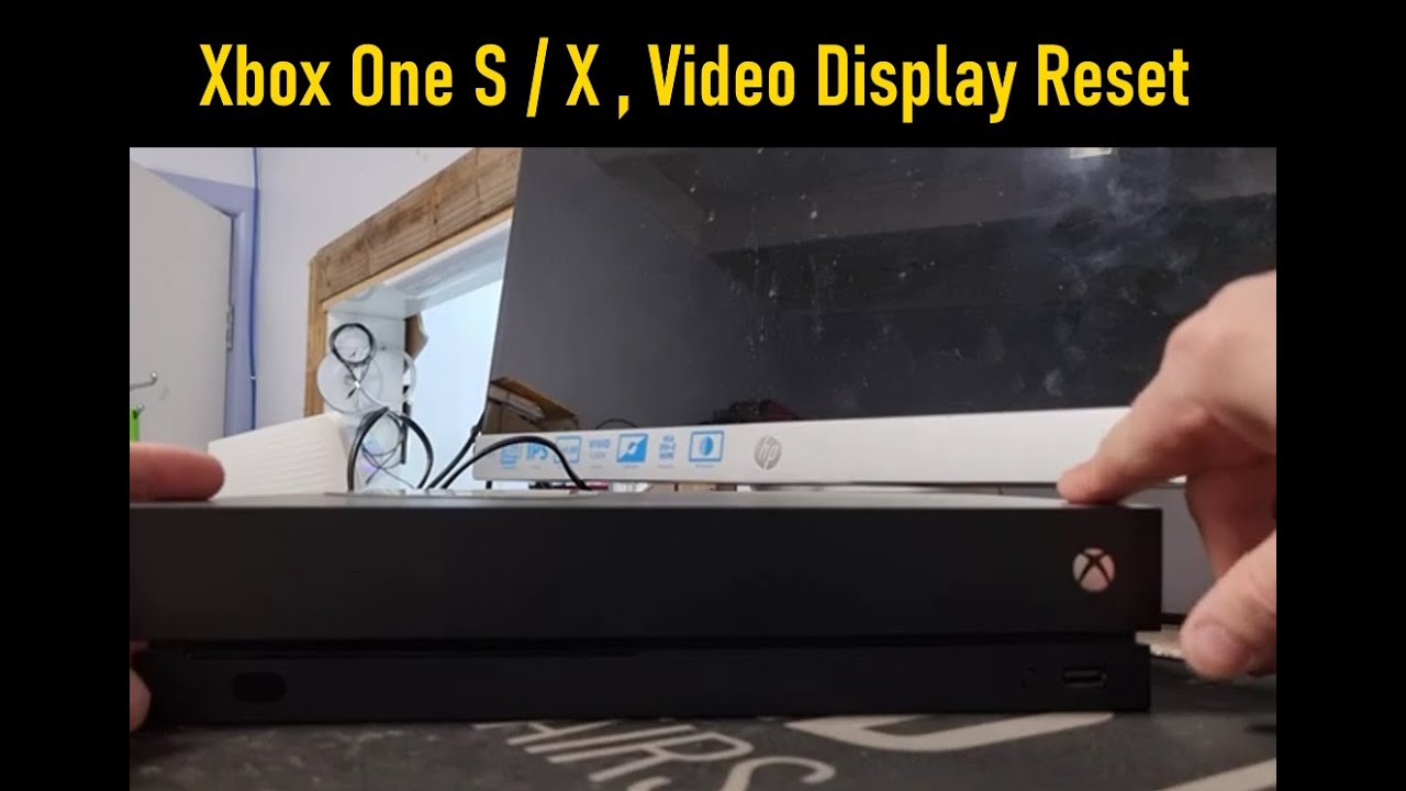 Xbox one s/x no display video reset Button press - YouTube