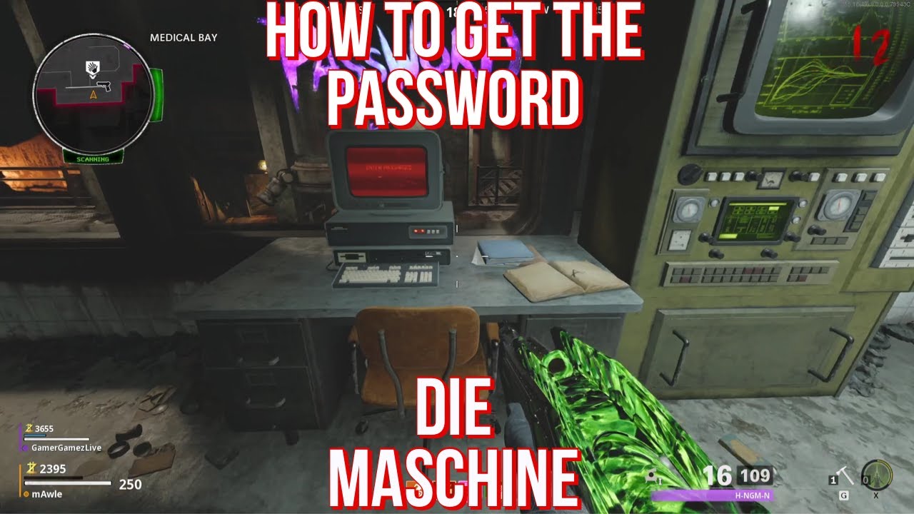 HOW TO GET THE COMPUTER PASSWORD | EASTER EGG PART | DIE MASCHINE ...
