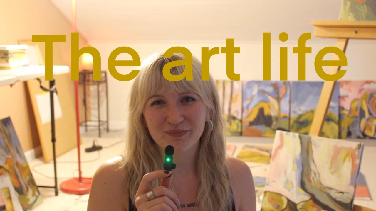Life as an Artist (August Recap) + How to Live the Art Life - YouTube