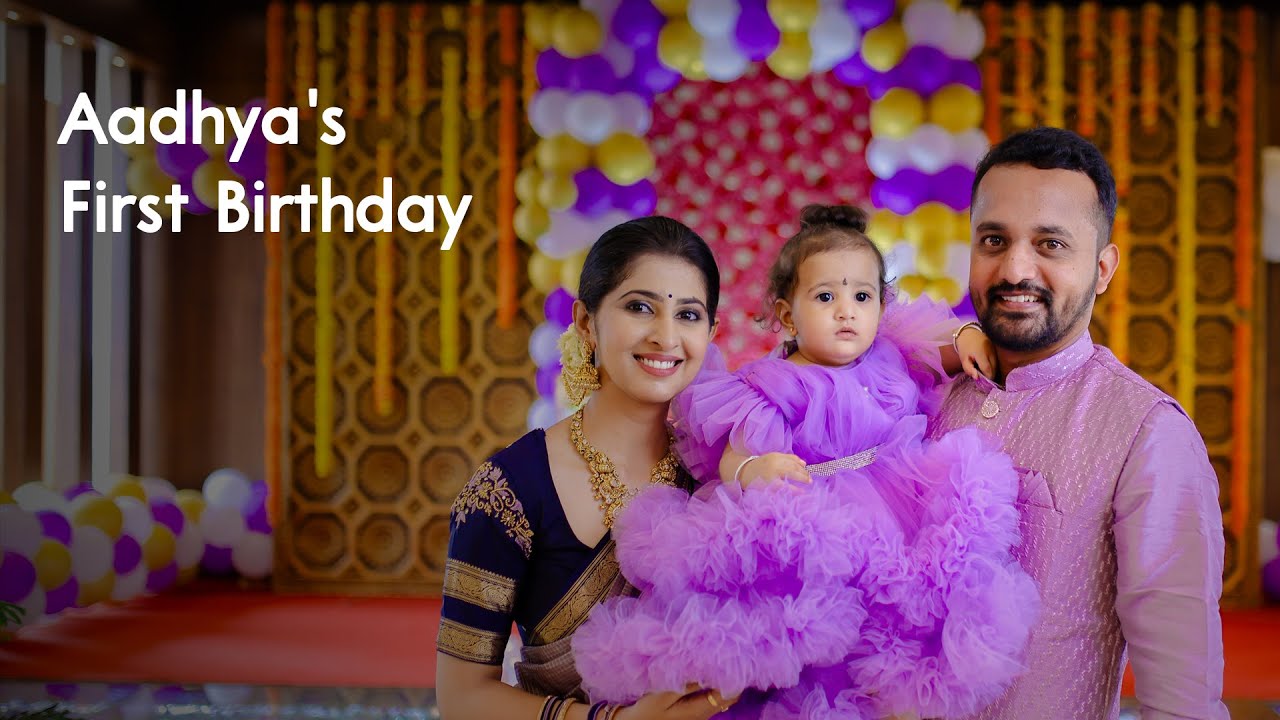 Aadhya baby First Birthday - YouTube
