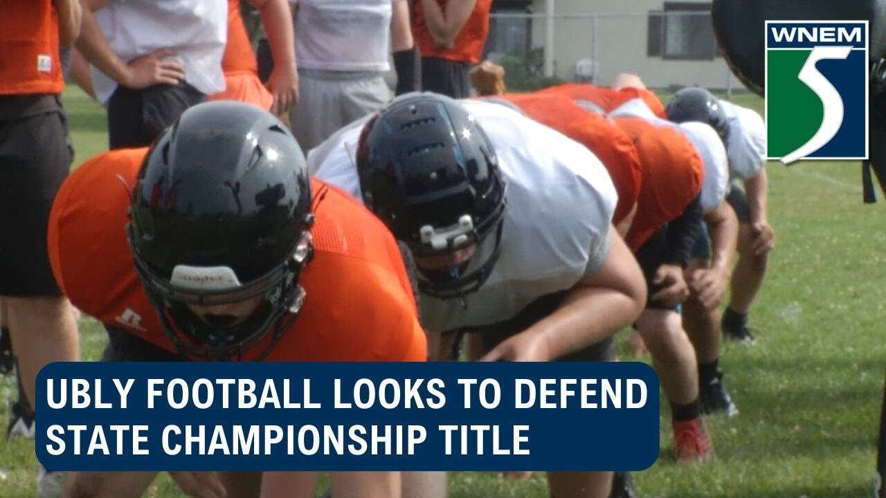 Ubly football looks to defend state championship title - YouTube