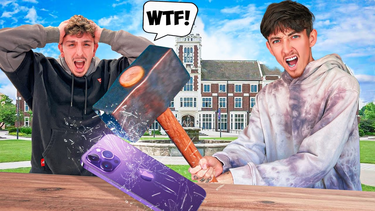 Destroying FaZe Rug’s IPhone, Then Surprising Him With A New One! - YouTube