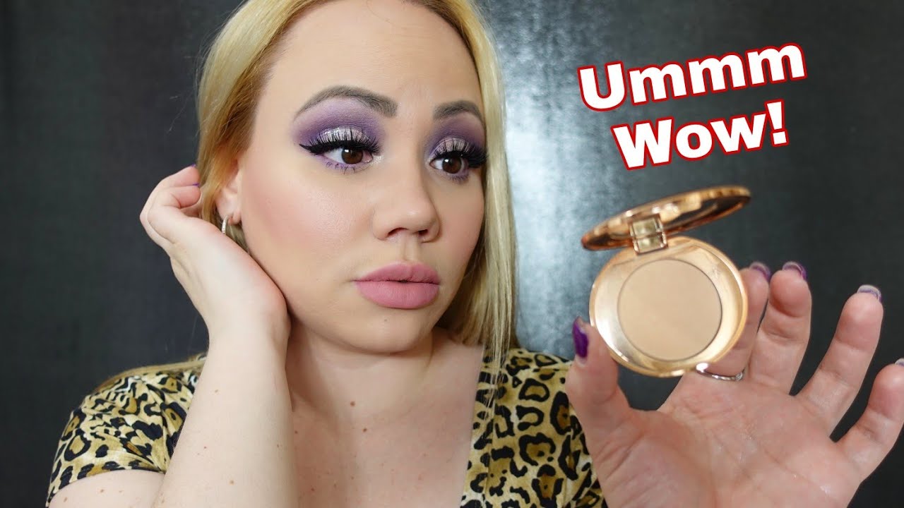 New! Charlotte Tilbury Airbrush Flawless Powder *Mini* Review (medium ...