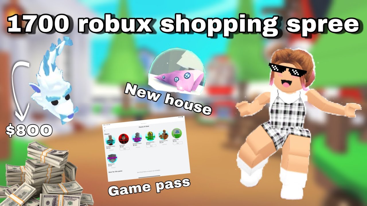 1700 robux shopping spree - YouTube