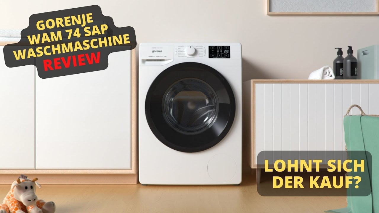 Gorenje WAM 74 SAP Waschmaschine Review - Lohnt sich der Kauf? - YouTube