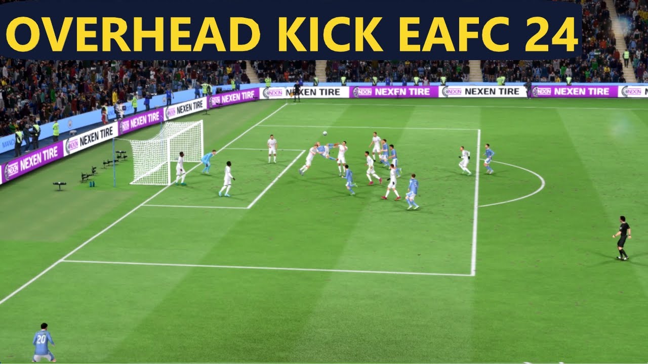 How to Score Overhead or Bicycle kick from Corners | EA FC 24 - YouTube