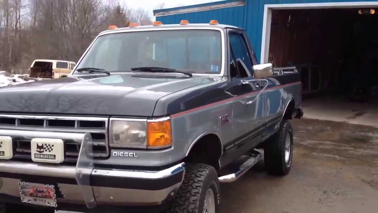 1987 Ford F250 6.9 walk around - YouTube