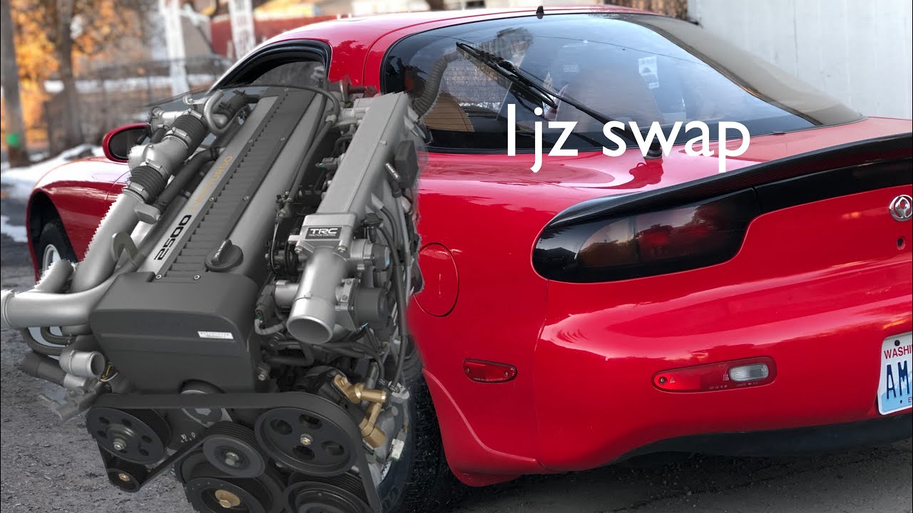 Building a 1jz RX7 FD in 20 minutes. - YouTube