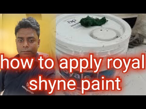 Asian Paint Royal shyne | royal shyne kaise use kare | how to apply ...