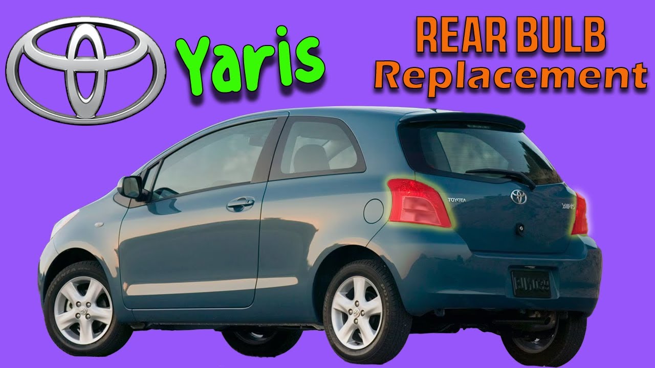 How to Replace Rear Lights on a 2006-2011 Toyota Yaris Hatchback | DIY ...