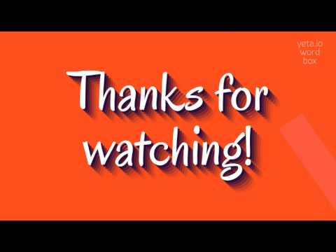 MARSDEN - NASIL OKUNUYORUZ? (MARSDEN - HOW TO PRONOUNCE IT?)