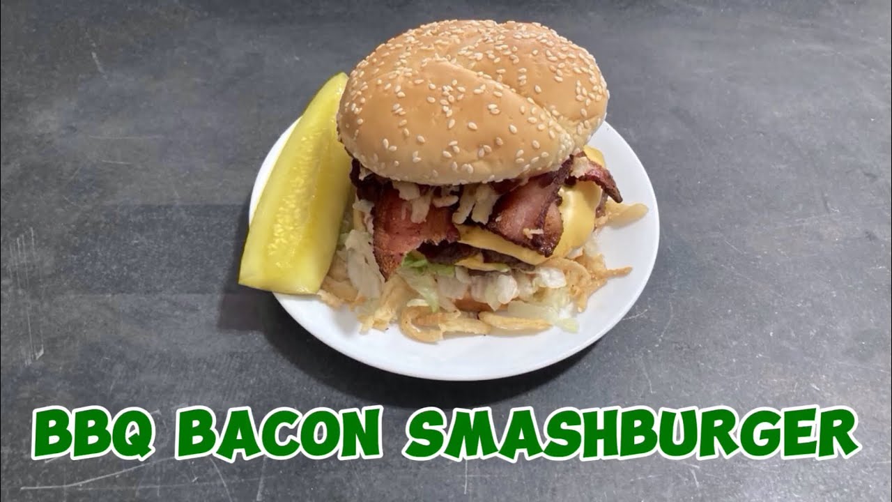 BBQ Bacon Smashburger + Jalapeño Bacon Mayo - YouTube