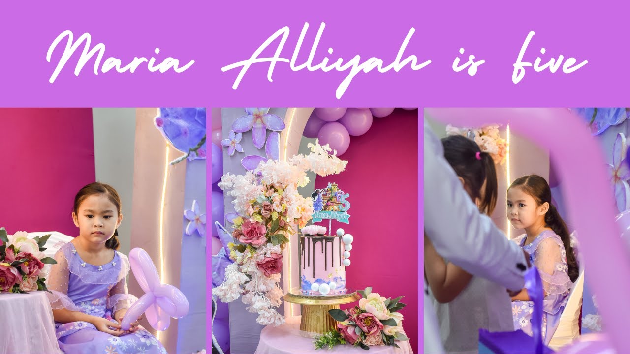 Maria Alliyah is Five - YouTube