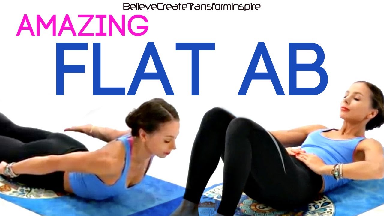 Flat Ab Workout | Six Pack Yoga Abs #1 | Abs With Juliette - YouTube