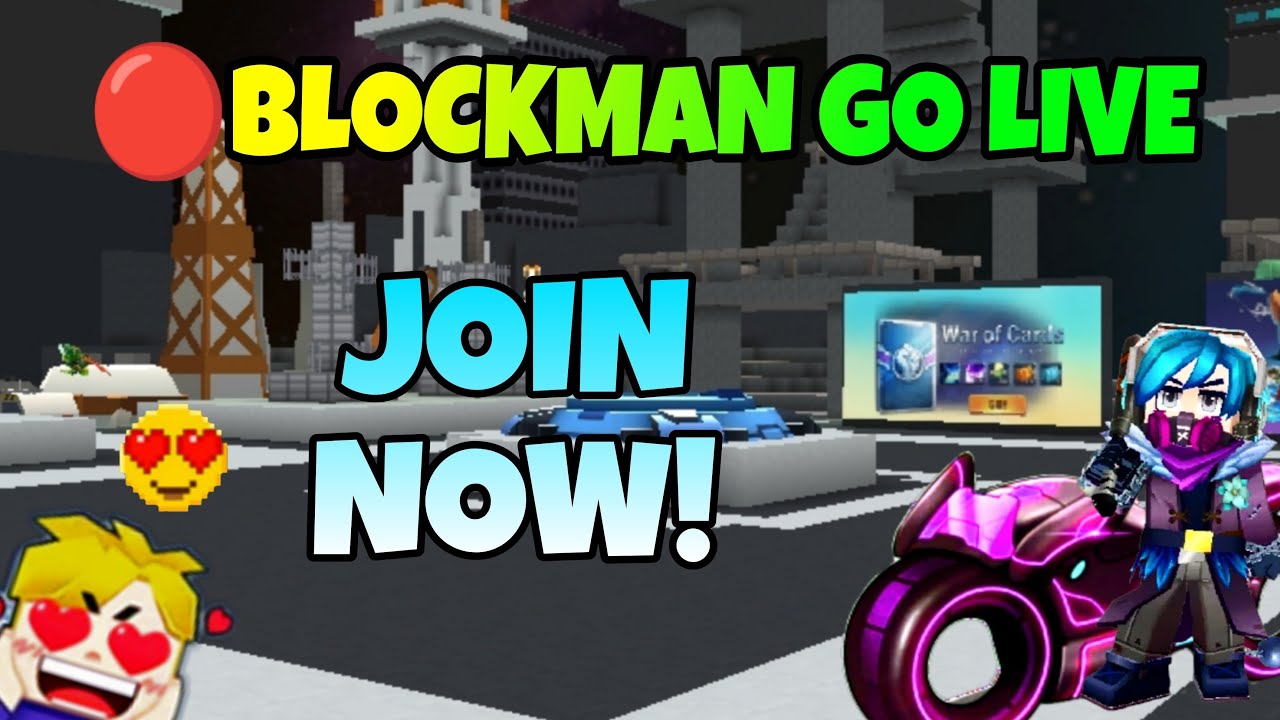 Play Blockman GO With Me! | 🔴 Blockman GO Live - YouTube