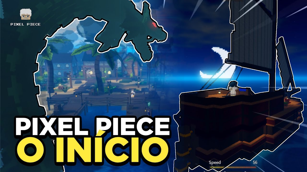 PRIMEIRA VEZ JOGANDO PIXEL PIECE ROBLOX - YouTube