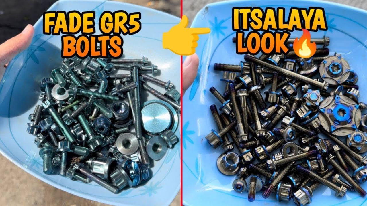FADED GR5 TITANIUM BOLTS TO ITSALAYA BURN LOOK😉😍 - YouTube
