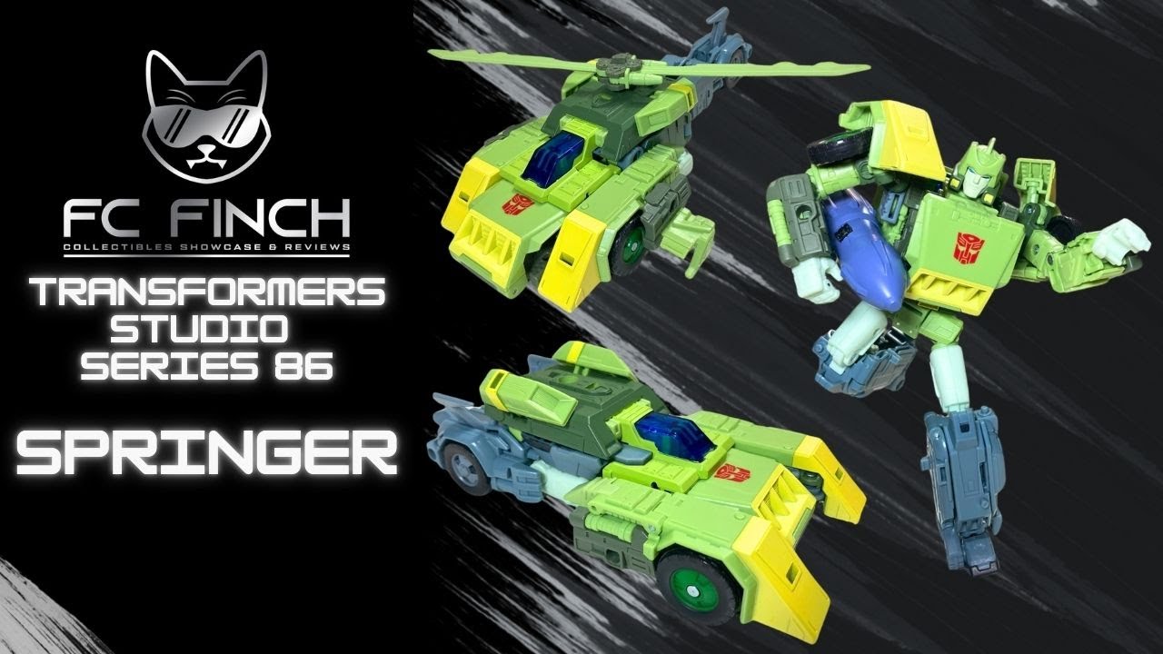 TRANSFORMERS STUDIO SERIES 86 - SPRINGER: FINCH REVIEWS - YouTube